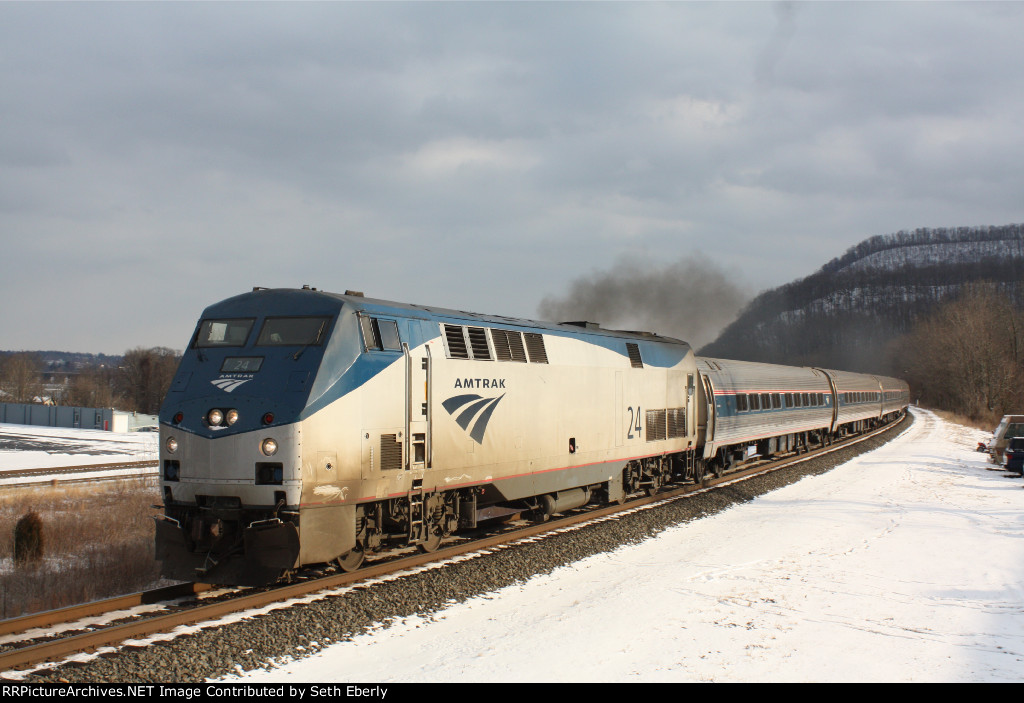 Amtrak 43(NS 07T) WB @ MP:HP 111.5
